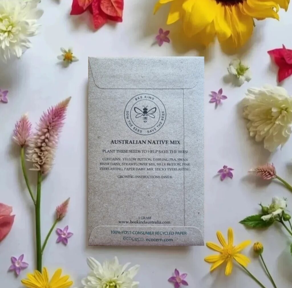 Australian Native Mix – Wildflower Seeds – Bee Kind Australia