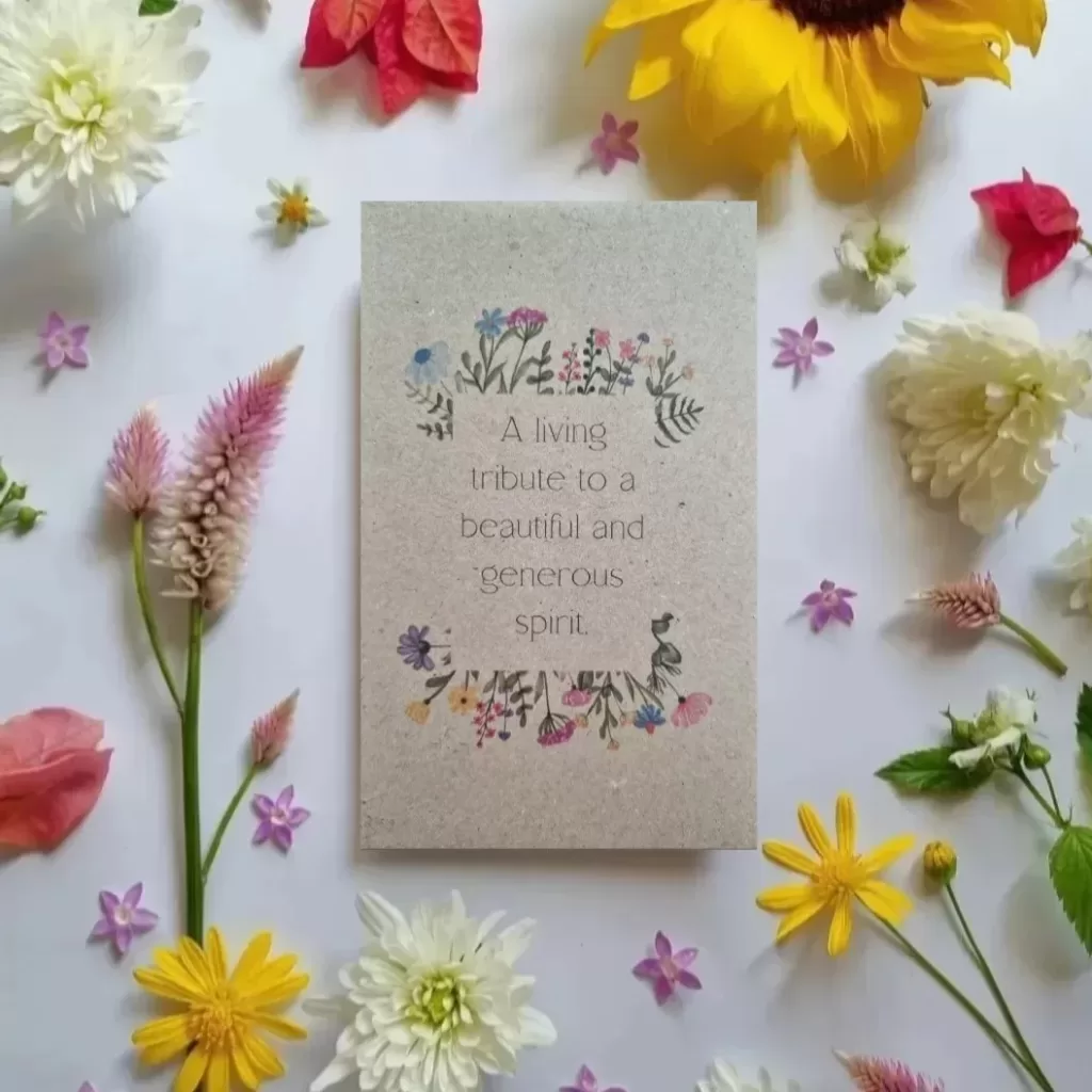 A Living Tribute – Wild Flower Seeds – Bee Kind Australia